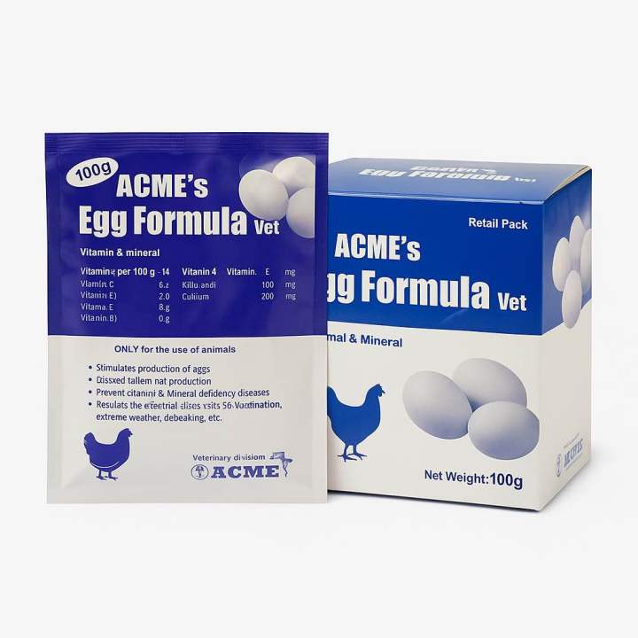 ACME’s Egg Formula Vet (100g) – Vitamin & Mineral Premix for Better Egg ...