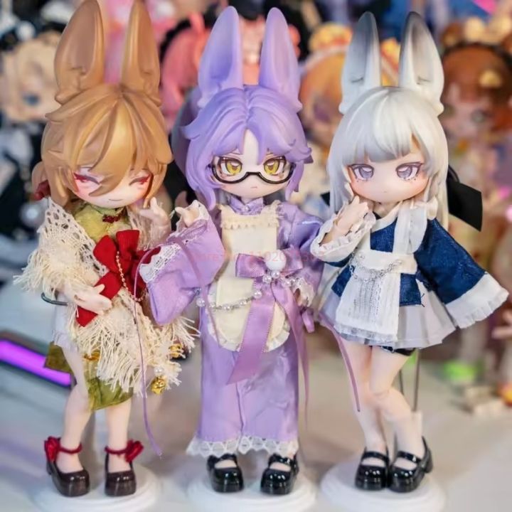 Authentic Inedible Doll Jumping Moon Time Series Blind Box Toys Mystery ...