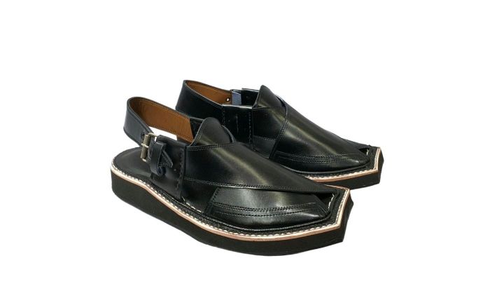 kaptan chappal for mens/peshawari design/pure leather/ handemade | Daraz.pk