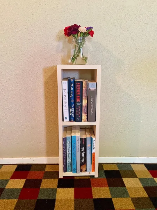Multipurpose Wooden box rack 2 layer book for.home decoration Book ...