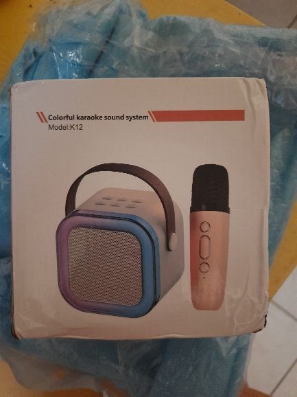 Original K12 Bluetooth Speaker Wireless Microphone Audio Students Sing at Home KTV Karaoke Mini ...