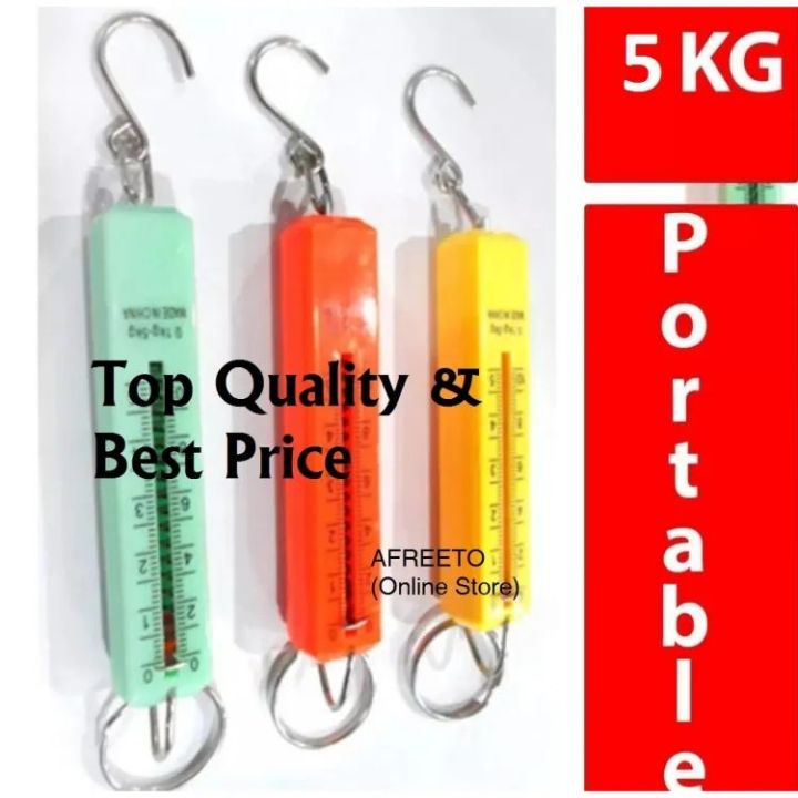 Mini 5 Kg Fish Hook Weight Scale Pocket Weighting Hanging Scale Pocket ...