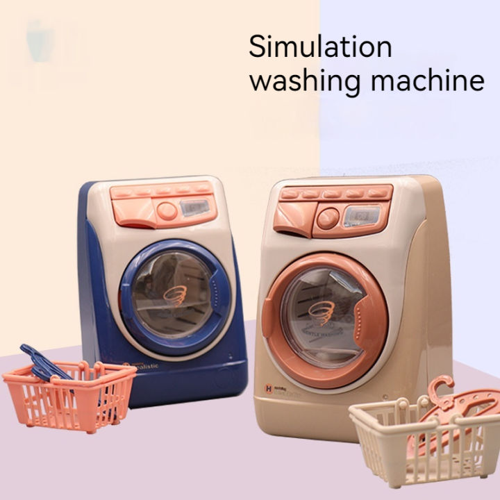 New Simulation Electric Washing Machine toy With Lighting Sound Kids ...