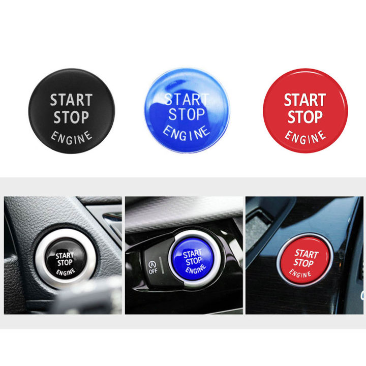 Engine Start Stop Switch Button Replace Cover for BMW E Chassis X1 X3 X5 X6 Series E90 E91 E92 ...