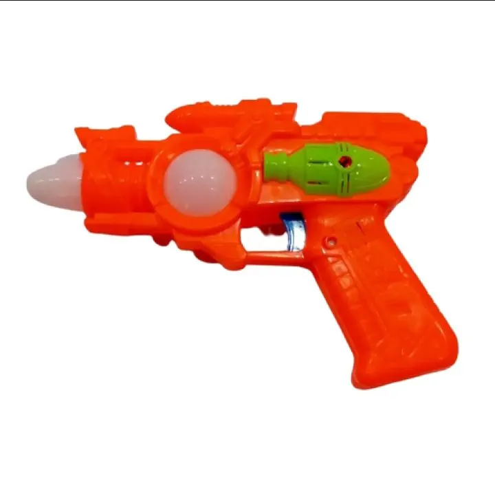Musical light and sound gun toy with cells included | Daraz.pk