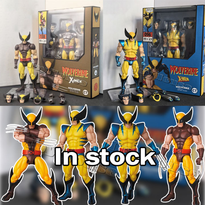 New CT Toys Mafex 96 Wolverine Figure Brown Comic X-Men Action Figure ...