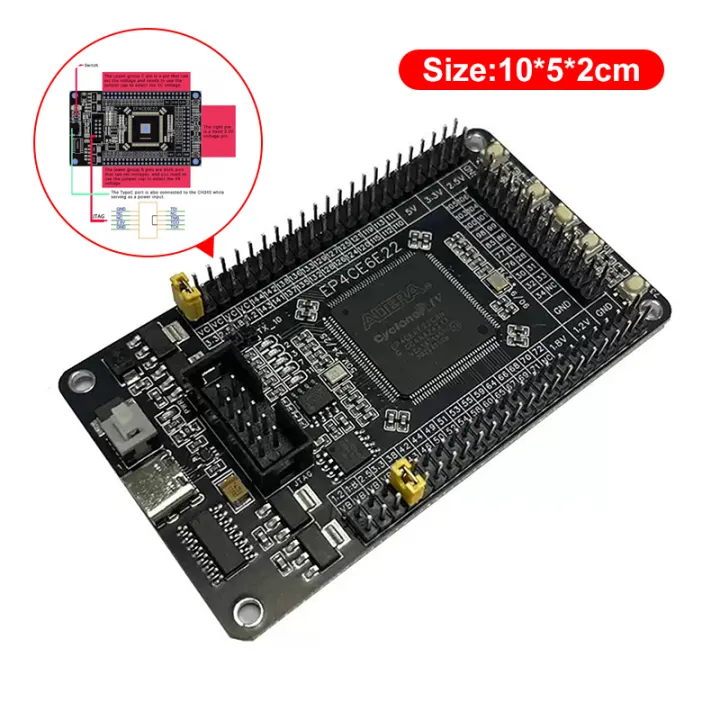 1Pc System Board FPGA Core Board Altera CycloneIV EP4CE6E22C8N ...