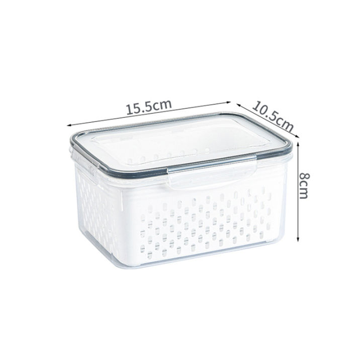 Refrigerator Storage Box Fridge Organizer Fresh Vegetable Fruit Boxes ...