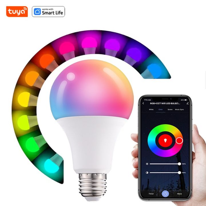 Tuya Smart LED Light Bulb, EU LED Light Bulb,Short Range Wireless ...