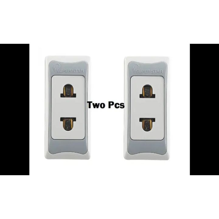 Superstar Premium Series 2-Pin Socket 2-pcs | Daraz.com.bd
