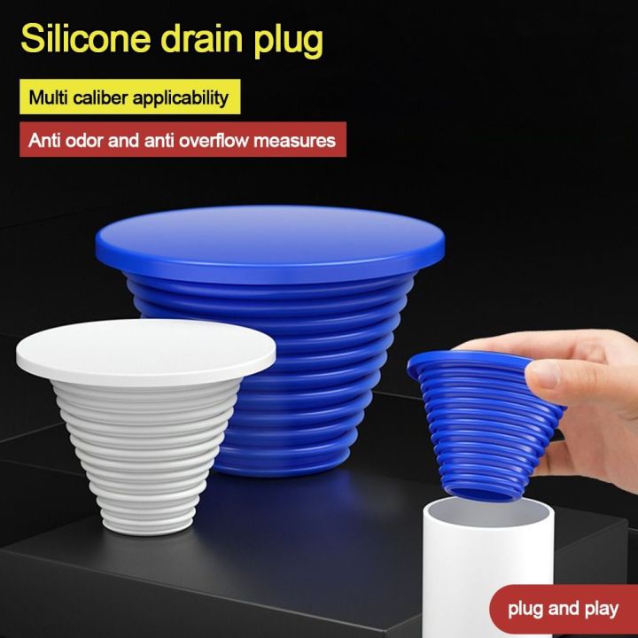 Durable Silicone Sewer Pipe Sealing Ring Water Pipe Plug Useful Anti ...