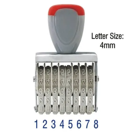Normal number seal/8 digit number seal/ normal digit seal | Daraz.com.bd