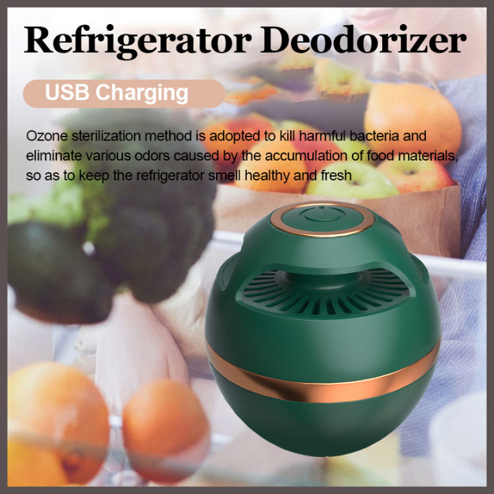 Household Refrigerator Deodorizer USB Charging Ozone Sterilizer Air ...