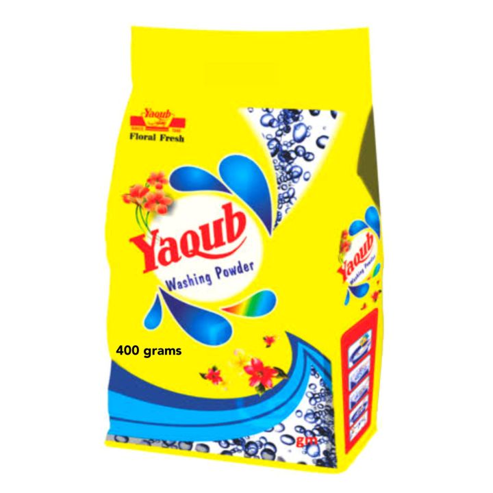 Yaqub Washing Powder 400 Grams Laundry Powder | Daraz.pk