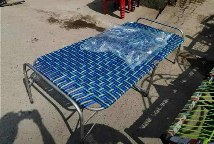 Folding Bed Folding Charpai Blue Color | Daraz.pk