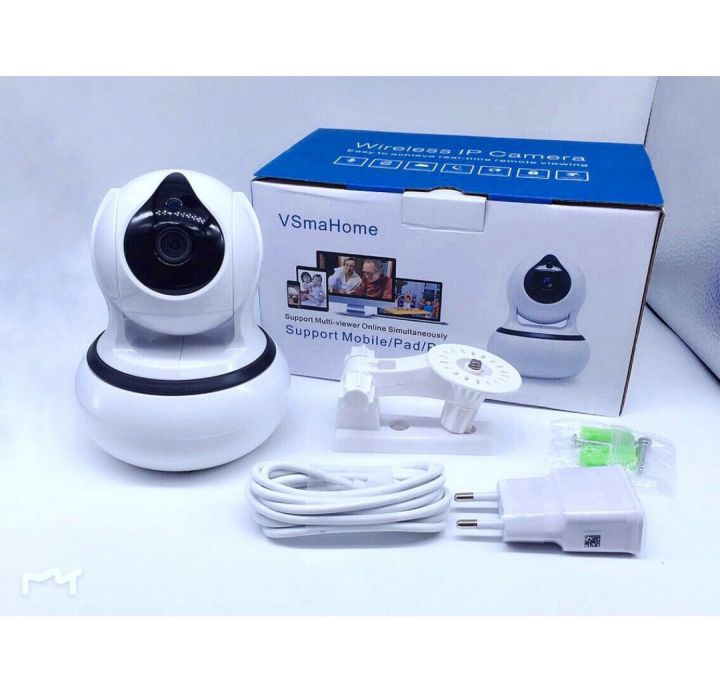 wireless ip camera 360° rotation connect with mobile phone access from ...