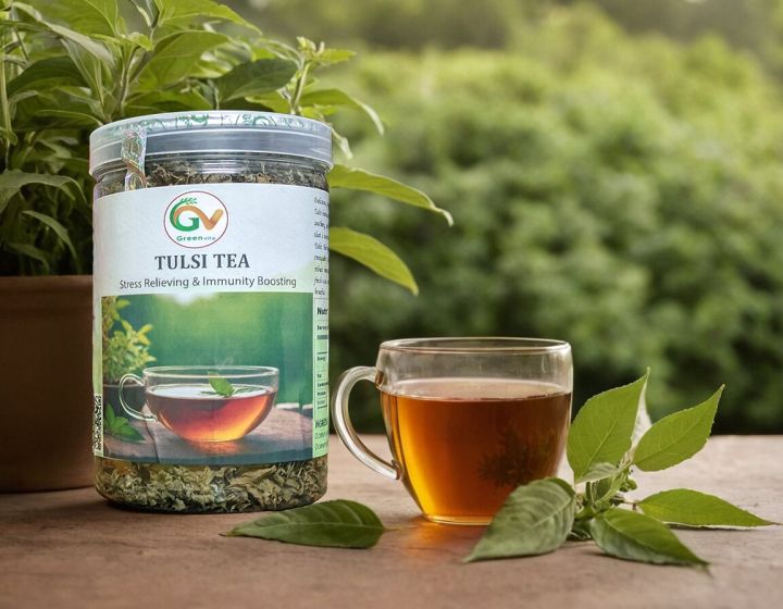 Premium Tulsi Tea - Holy Basil 50 gm | Daraz.com.bd