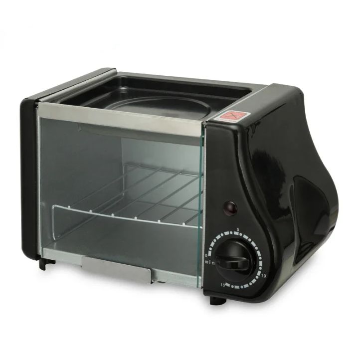 110V/220V Mini Electric Oven Roast Grill Toaster Cake Bread Maker Steak ...