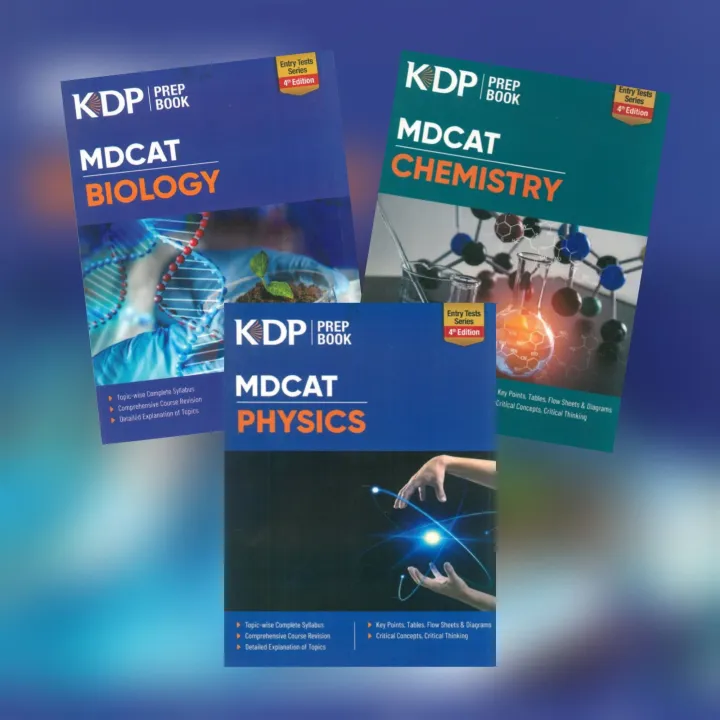 Set of 3 Kips MDCAT Preparation books 2026: Kips MDCAT Physics Prep ...