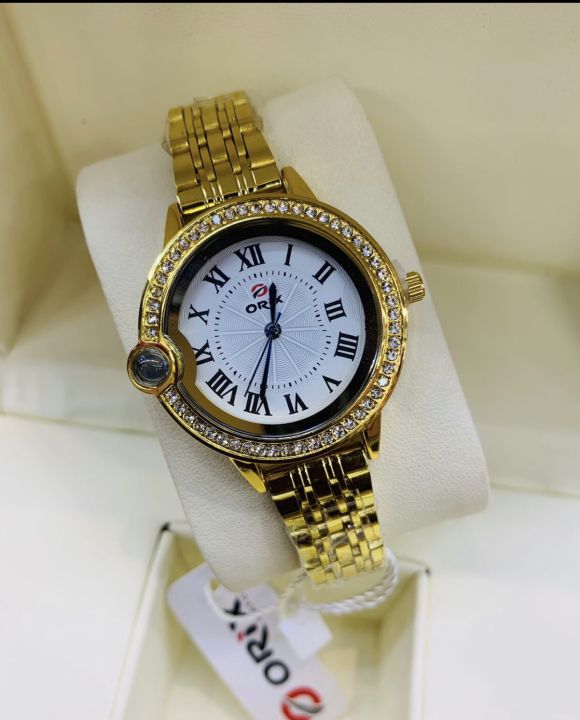 Orix steel diamond watch(F_loverS) | Daraz.lk