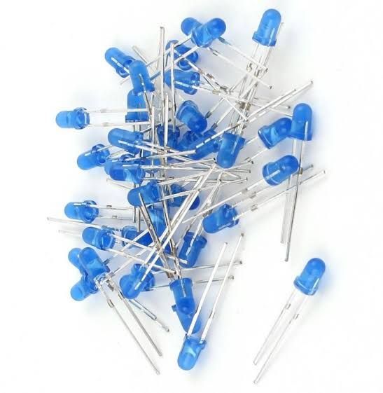 100pcs 3mm Blue Led Light Indicator Bulb Light Emitting Diode Round ...