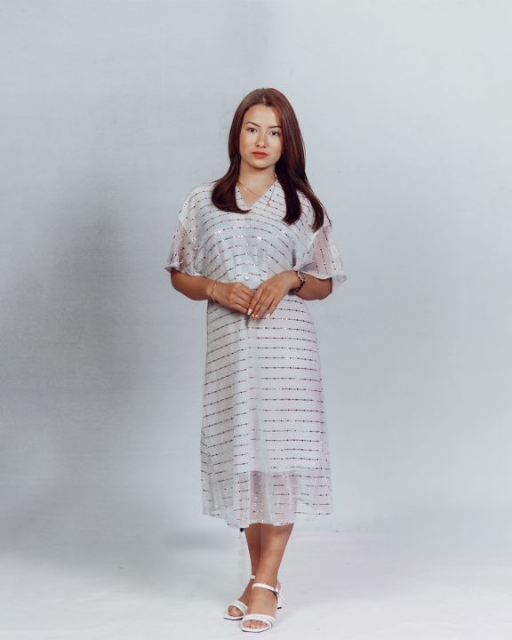 Yuva clothing’s Embellished Work Net Dress For Women | Daraz.com.np