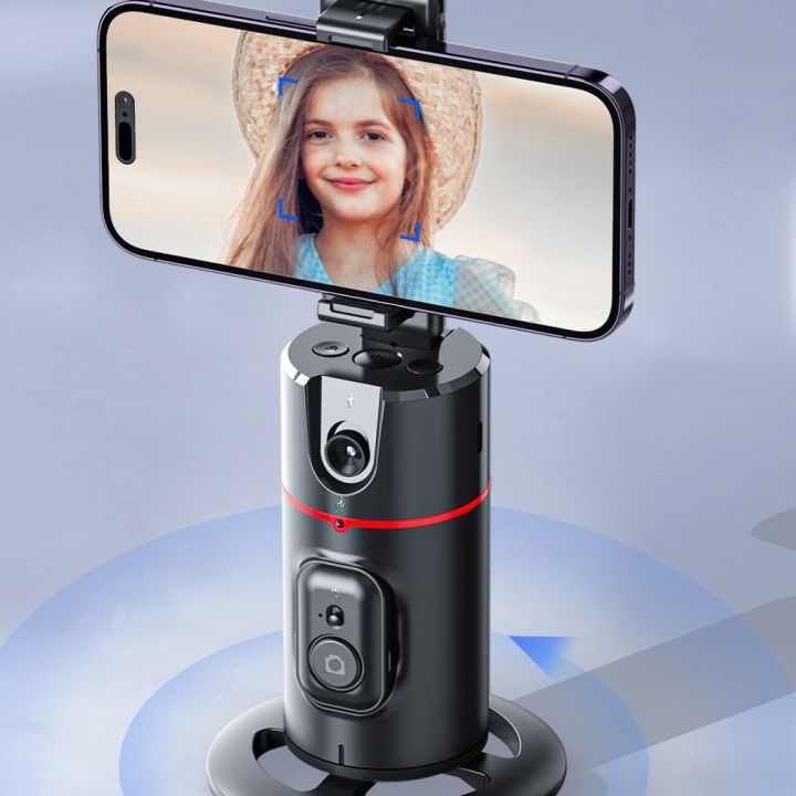Auto Face Tracking Tripod 360 Degrees Rotation Body Phone Camera Mount ...