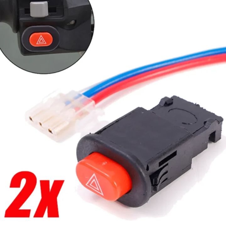 Motorcycle Hazard Light Switch Double Flashing Warning Flasher ...