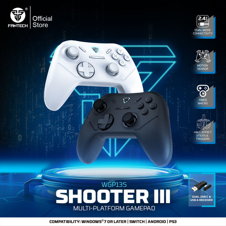 FANTECH SHOOTER III WGP13S Gamepad Wireless Gaming Controller Hall ...