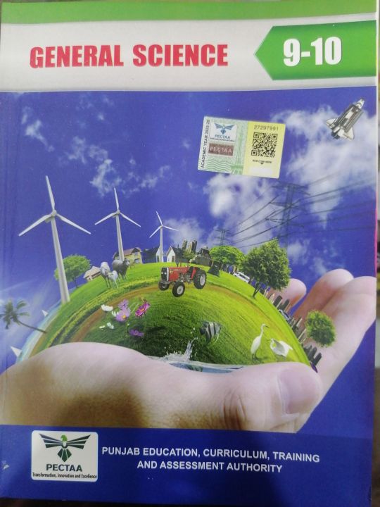 Class 9-10 General Science Book English Medium 2026 Punjab Boards / 9 ...