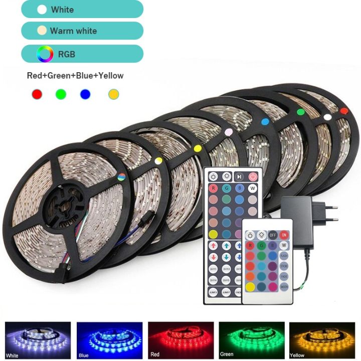 Only Led RGB Strip IP65 Waterproof 4Pin Warm White/ Red/ Green/ Blue/ Yellow 3528/5050 DC12V ...