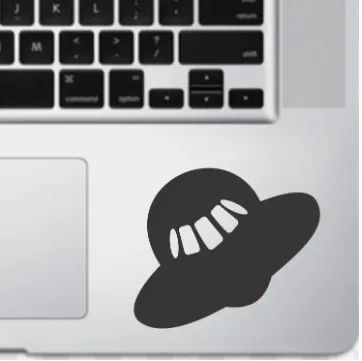Ufo Vinyl Decal Laptop Sticker, Laptop Stickers For Boys And Girls ...