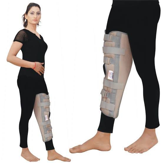 Knee Immobilizer With Steel Rods For Knee and Leg Support | Daraz.pk