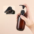 3Pcs 200ml Dark green/Brown Plastic Empty Pump Bottles Dispenser Travel ...