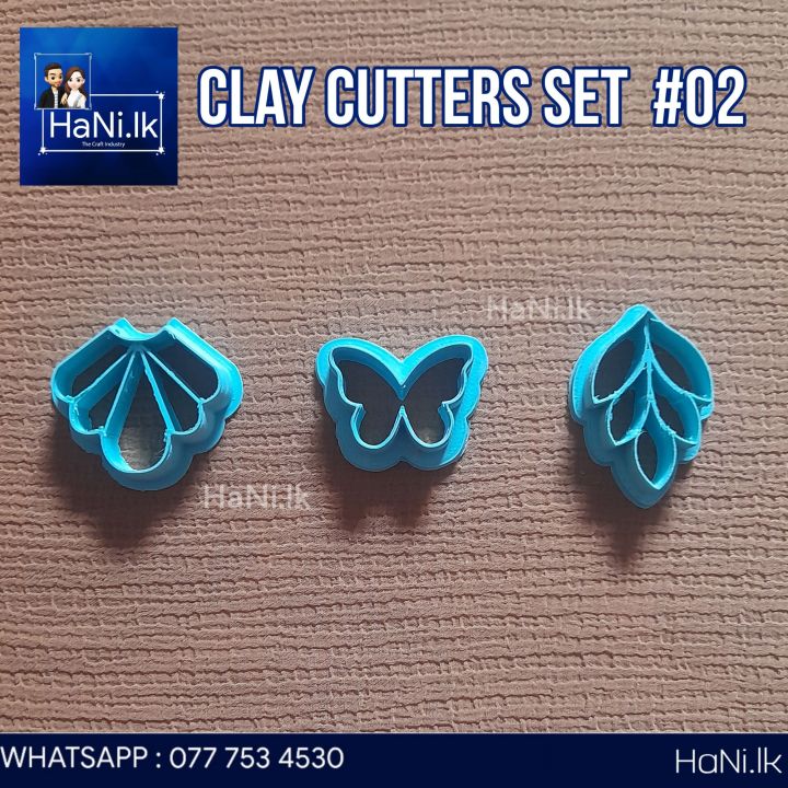 Polymer Clay Cutters Set (3pcs) | Daraz.lk