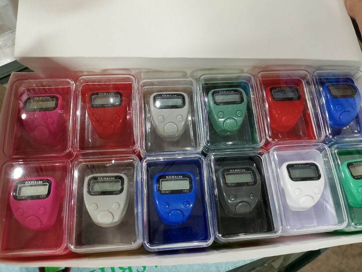 Digital tally counter TASBEEH with LED & BOX | Ring like flexible back ...