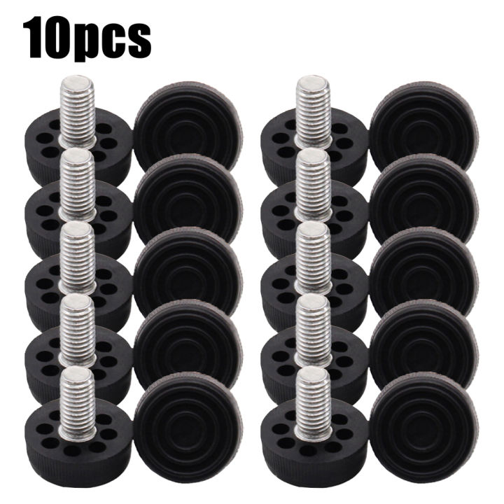 10Pcs Furniture Legs Anti-slip Foot Riser Adjustable Height Plastic ...