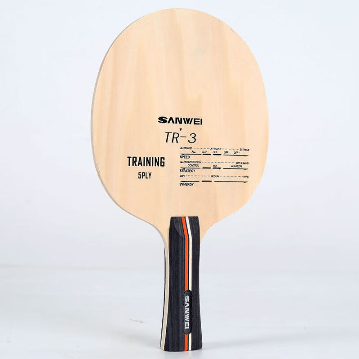 Original SANWEI TR-3 Table Tennis Blade Racket Training 5 Ply Wood ...