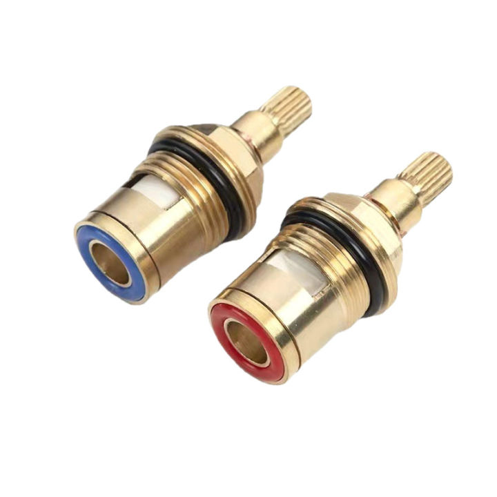 Quick-opening ceramic valve core, brass double-threaded ceramic valve ...