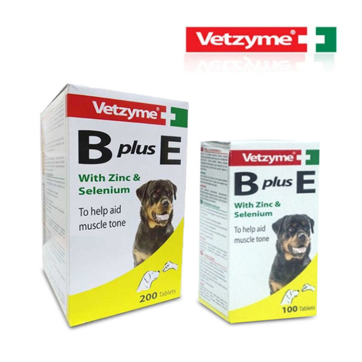 Vetzyme B Plus E Tablets For Dogs and Puppies (100 Tablets) | Daraz.lk