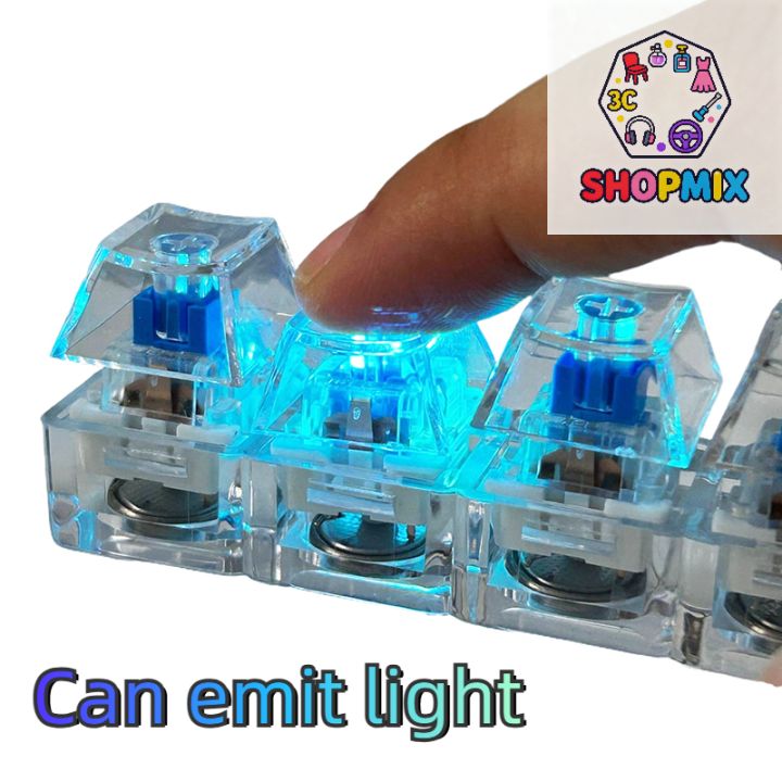 4/9 Keys Mechanical Keyboard Axis Tester LED Keyboard Key Toy Stress ...