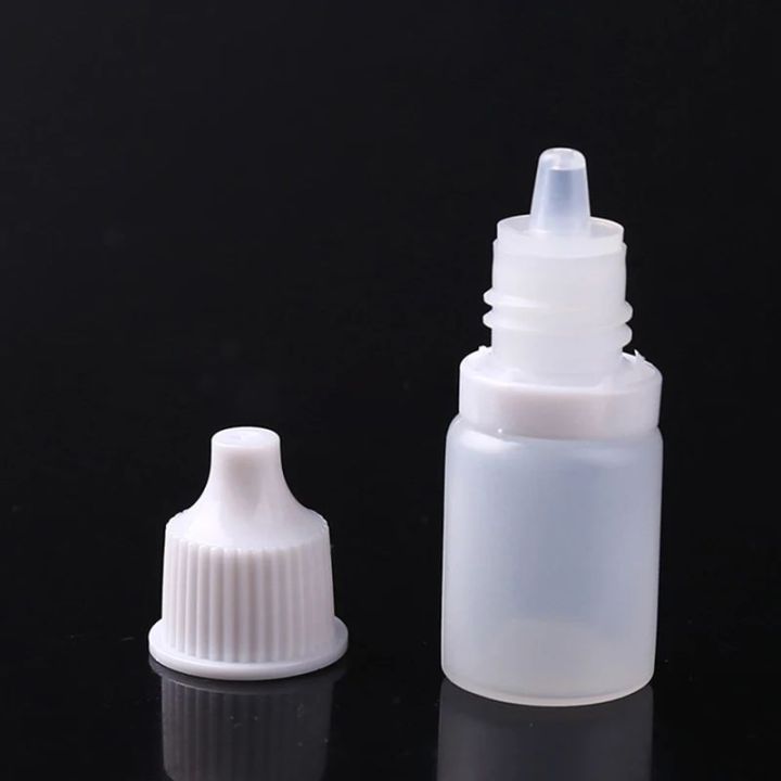 50pcs Dropper Bottles Squeezable Eye Drop Bottle Empty Plastic Liquid ...