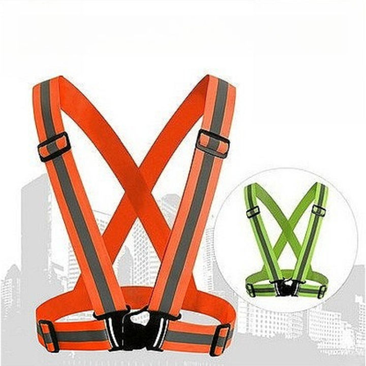 Reflective Safety Vests Reflective Elastic Shoulder Strap Lightweight ...