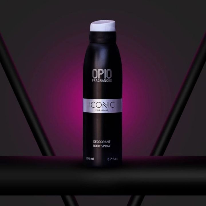 OPIO ICONIC MEN BODY SPRAY FOR MEN 200ML | Daraz.pk