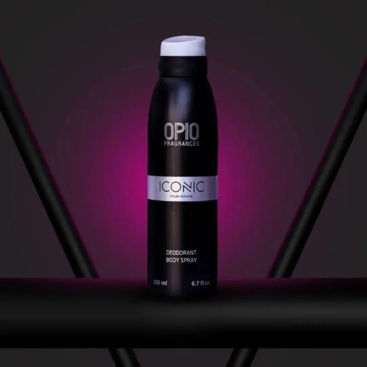OPIO ICONIC MEN BODY SPRAY FOR MEN 200ML | Daraz.pk