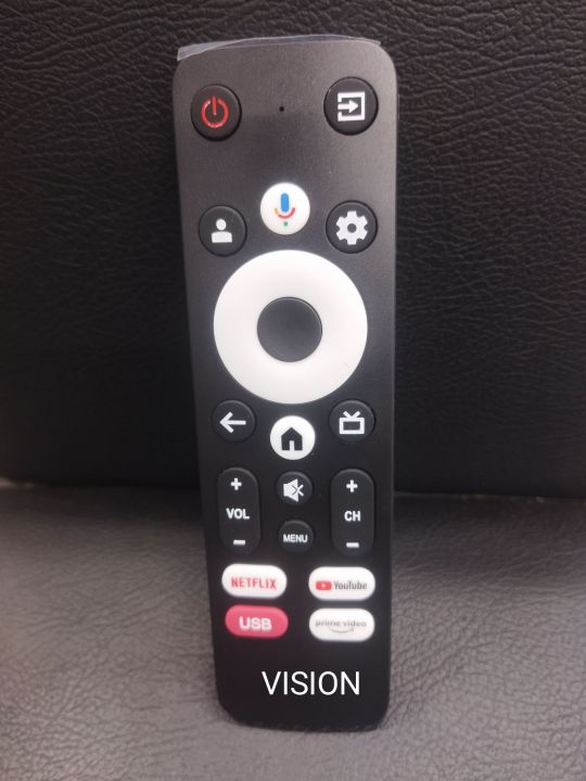 VISION 4K Google TV Voice control remote. | Daraz.com.bd