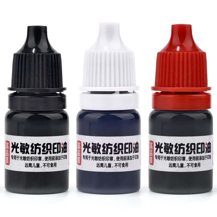 3pcs/Set Ink Textile Clothes Waterproof Ink Special Ink For Students ...