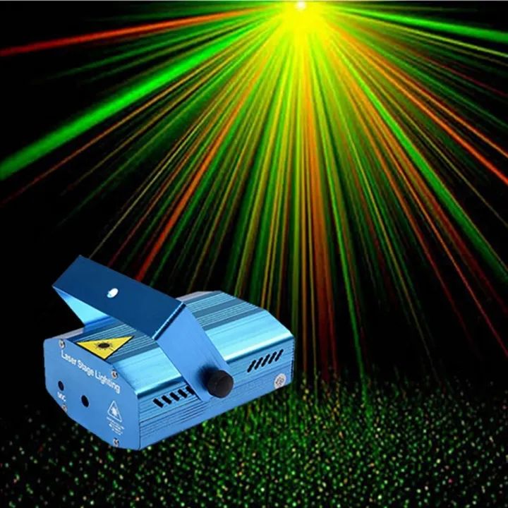 Sound-Activated Mini Laser Stage Light for Parties | Daraz.com.bd