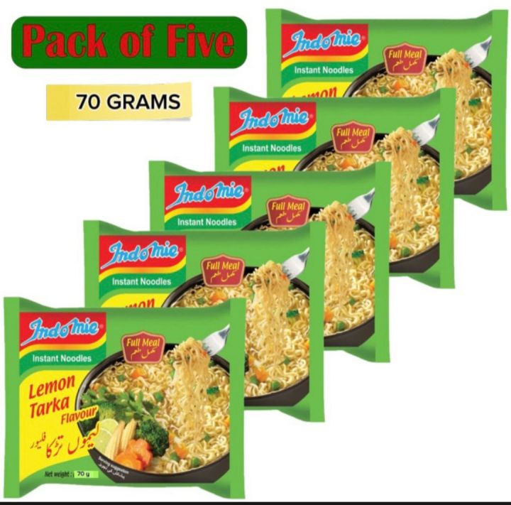 Indomie instant noodles lemon tarka (pack of 5) | Daraz.pk