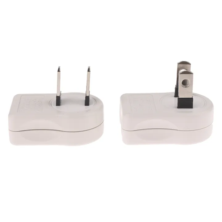 US 2PIN 360 Angle Rotatable Power Socket Plug Adapter Foldable Travel ...